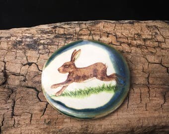 Running Hare SVG file to use as a supply in your crafts