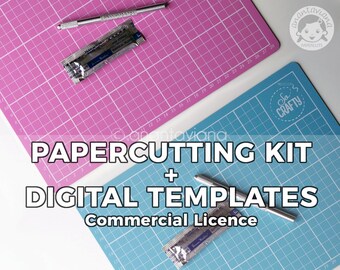 Papercut template | Etsy