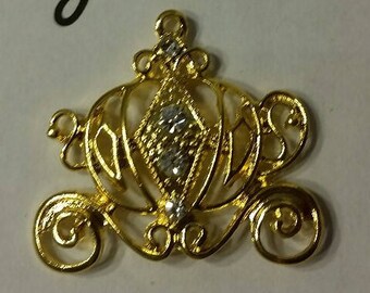 CROCHET PATTERN Cinderella Carriage Applique Coasters Motif