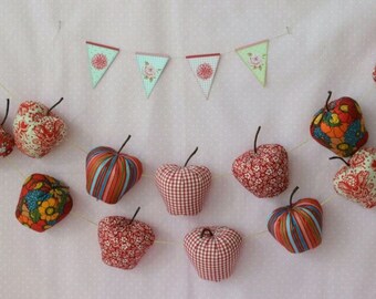 Apple garland | Etsy