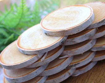 Birch slices | Etsy