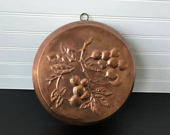 Vintage copper mold | Etsy