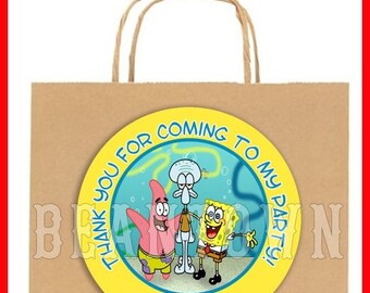 Spongebob goody bag | Etsy