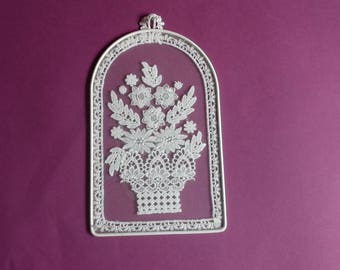 Lace wall hanging | Etsy