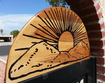 Wood burned sign | Etsy