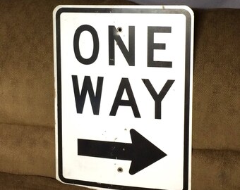 Vintage road sign | Etsy