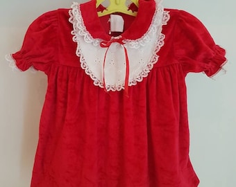 Red baby dress | Etsy