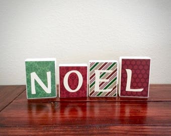 Christmas blocks | Etsy