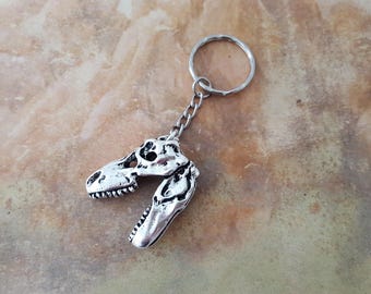 Dinosaur keychain | Etsy