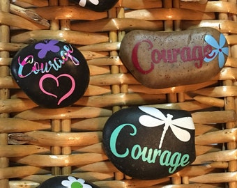 Inspirational stones | Etsy