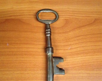 Brass skeleton key | Etsy