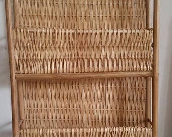 Bamboo wall shelf | Etsy