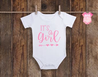 Gender reveal onesie | Etsy