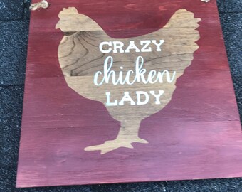 Crazy chicken lady | Etsy