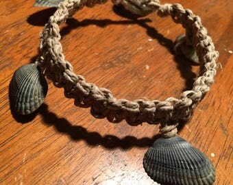 Seashell anklet | Etsy