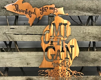 Michigan roots | Etsy