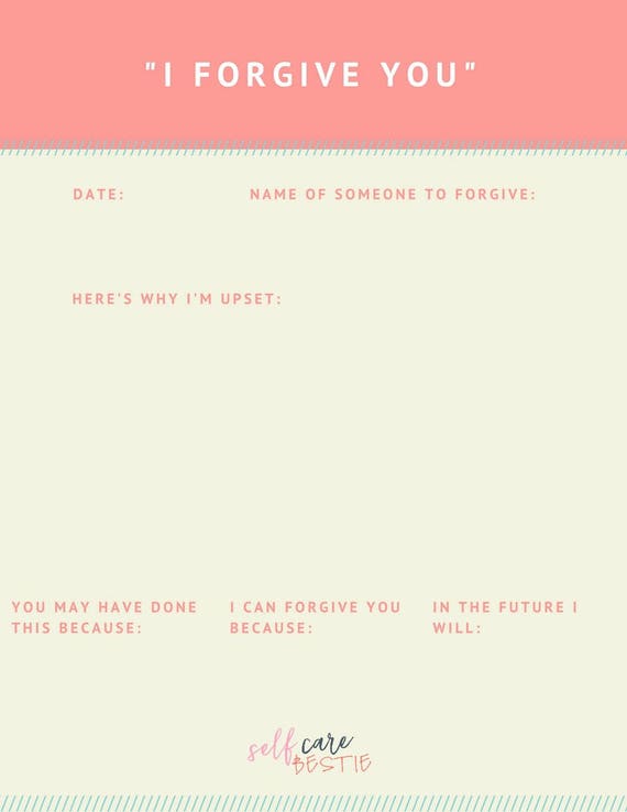 Forgiveness Letter