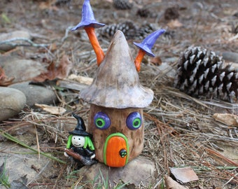 Polymer clay witch | Etsy