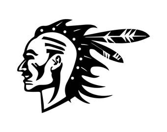 Indian headdress svg | Etsy