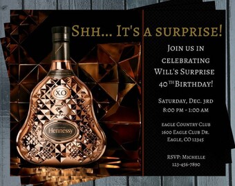 Hennessy party | Etsy
