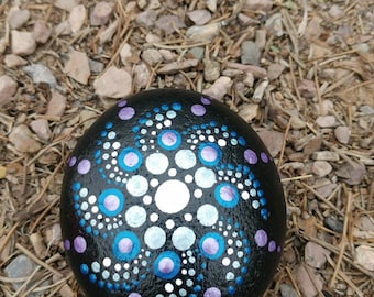 Mandala stone | Etsy