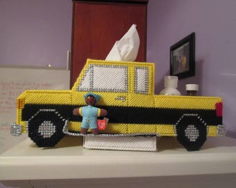 Plastic canvas truck | Etsy