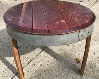 Wine barrel table | Etsy