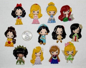 Princess magnets | Etsy
