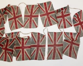 Union jack bunting | Etsy