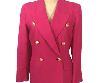 Pink linen jacket | Etsy