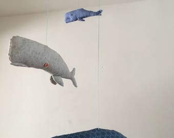 Whale mobile | Etsy