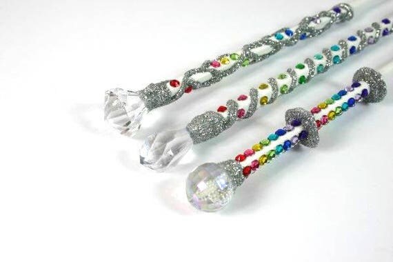 Rainbow Magic Wand Wizard Wand Fairy Wand Witches Wand