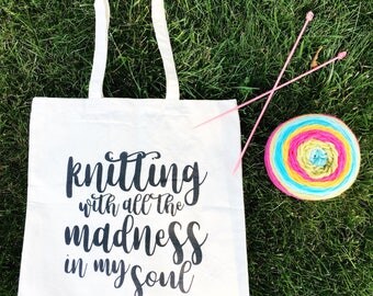 Knitting sayings | Etsy