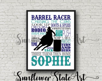 Barrel racing | Etsy