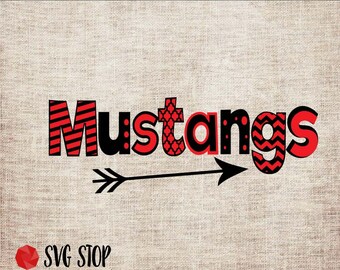Mustang svg | Etsy