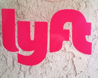 Lyft decal | Etsy