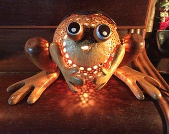 Whimsical Ballerina Fairy Frog Lamp Children's Lighting