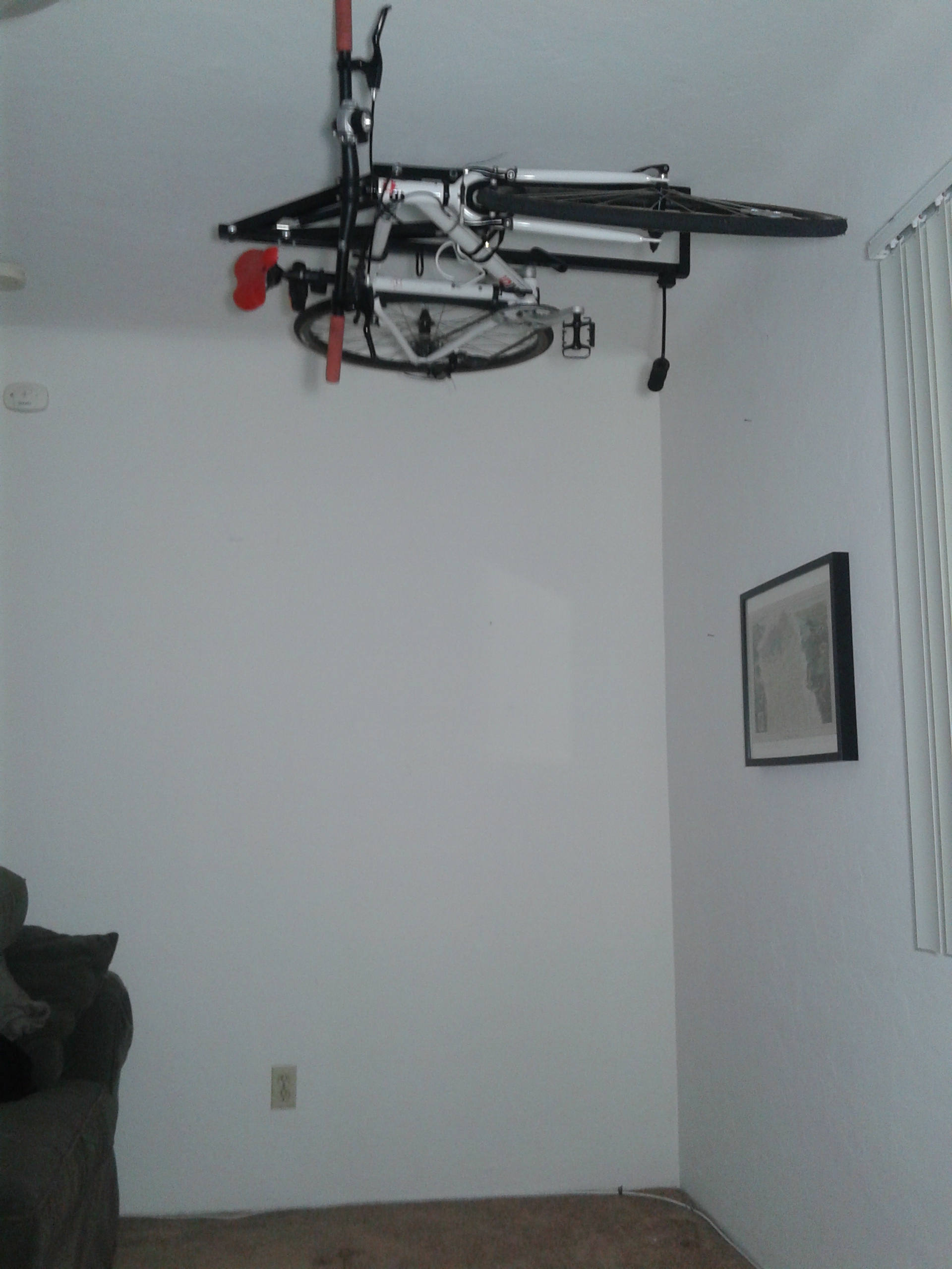 Hide-A-Ride Ceiling Bike Rack.