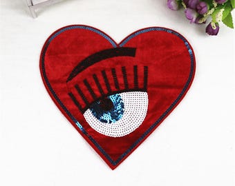 Heart eye patch | Etsy