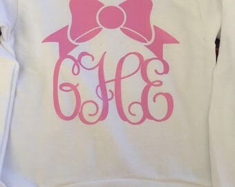 Girls monogram | Etsy