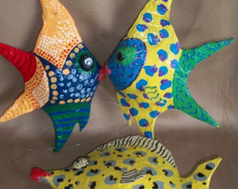 Paper mache mobile | Etsy