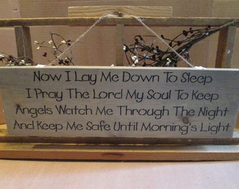 Now i lay me down | Etsy