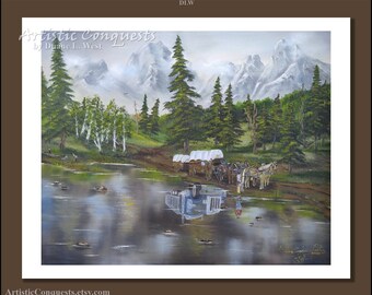 Truck painting | Etsy