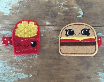 Burger and fries | Etsy