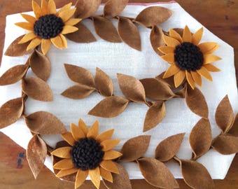 Sunflower garland | Etsy