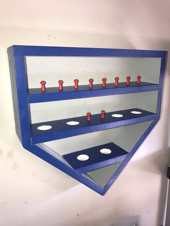 Championship Ring & Baseball Holder Display Case. Holds 10