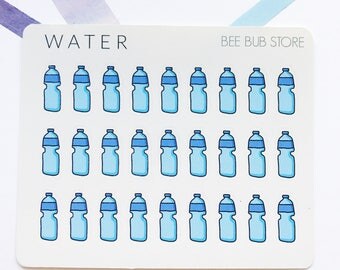 Water bottle sticker | Etsy