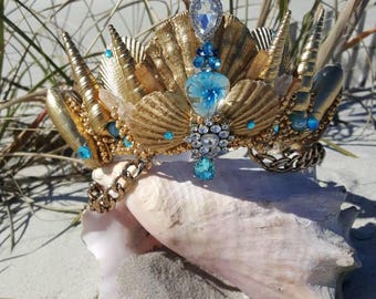 Sea shell crown | Etsy