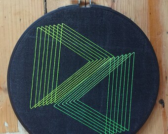 Geometric embroidery | Etsy