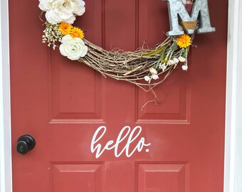 Door vinyl decal | Etsy